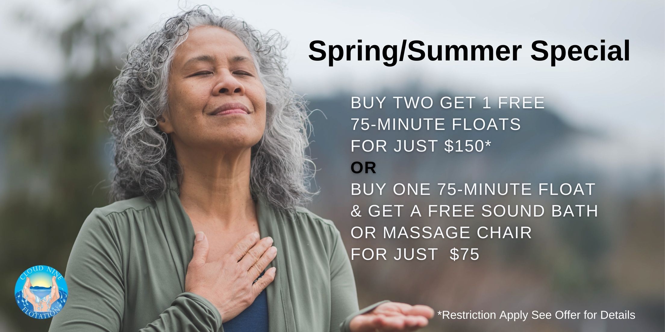 Cloud Nine Flotation in Tucson Home Page - Cloud Nine Flotation